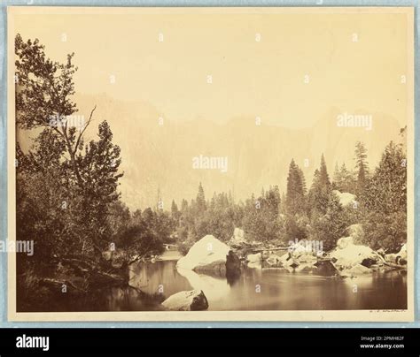 Photograph View On The Merced River Yosemite Photographed By