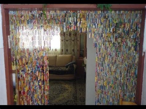 Жалюзи из скрепок и открыток. - YouTube