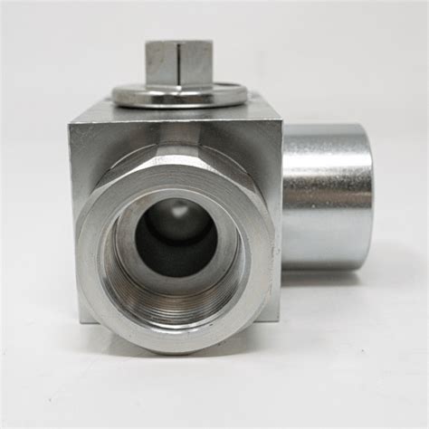 Gemels® 3 Way Excavator Ball Valve Block 1 14 Npt Reduced