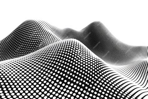 Abstract Black And White Wave Pattern Sleek And Modern Digital Illustration Premium Ai