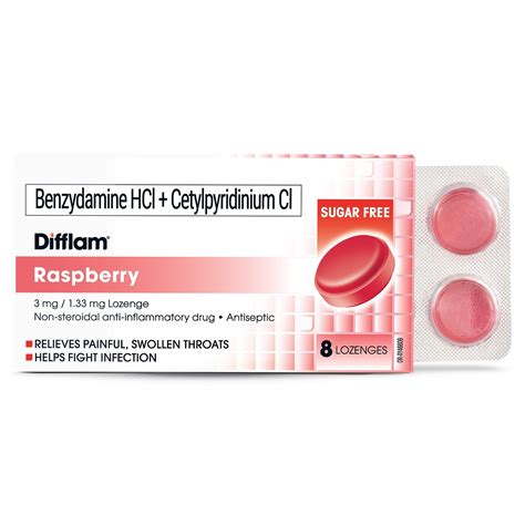 Difflam Raspberry Lozenge 8s Watsons Philippines
