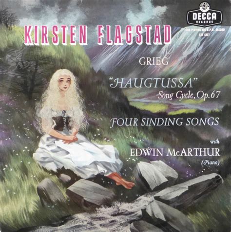 Kirsten Flagstad Edvard Grieg Christian Sinding Haugtussa Song