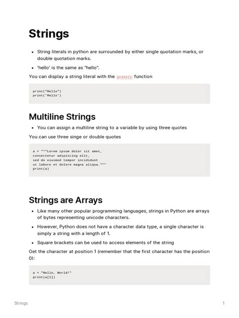 strings pdf array data type string computer science