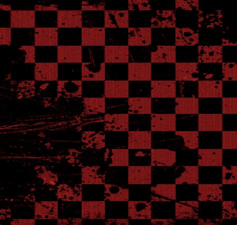 Checkerboard Pattern Red