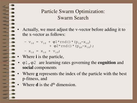 Ppt Particle Swarm Optimization Powerpoint Presentation Free Download Id1184963
