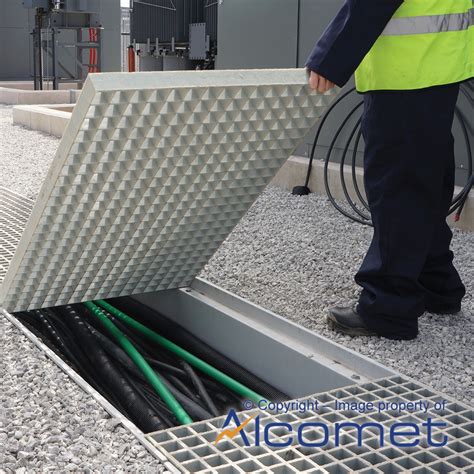 Grp Cable Trough Substation Grp Alcomet