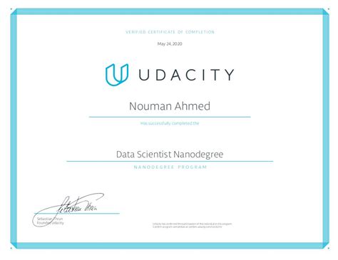 Nouman Ahmed On Linkedin Datascience Udacity Nanodegree