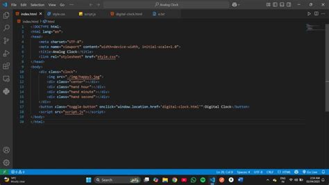 firstproject techjourney webdevelopment digitalclock analogclock