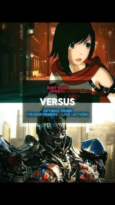 Ruby Rose『rwby』vs Optimus Prime『transformers』 Youtube
