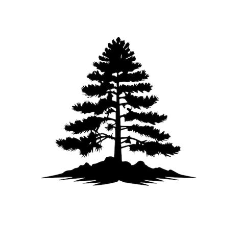 Tree Vector Logo Illustration Design Premium AI Generated Vector