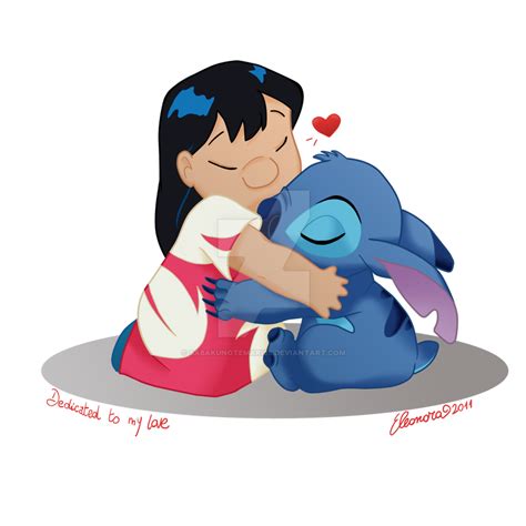 Lilo And Stitch Hug By Sabakunotemari88 On Deviantart