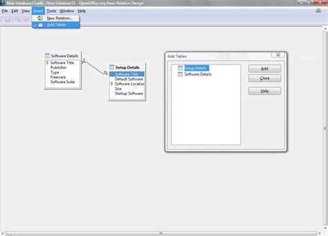 How To Setup An Openoffice Base Database Part One Guide Dottech