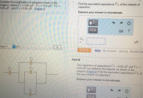 Solved Consider The Combination Of Capacitors Shown In The