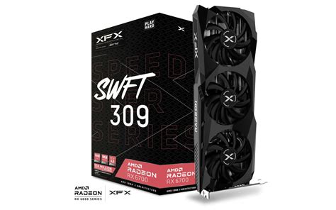 XFX SPEEDSTER SWFT 309 AMD Radeon RX 6700 CORE Gaming Graphics Card With 10GB GDDR6 HDMI 3xDP