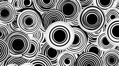 Monochrome Seamless Texture Vector Abstract Concentric Circles Vector