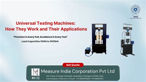 Universal Testing Machine UTM Everything You Need To Know