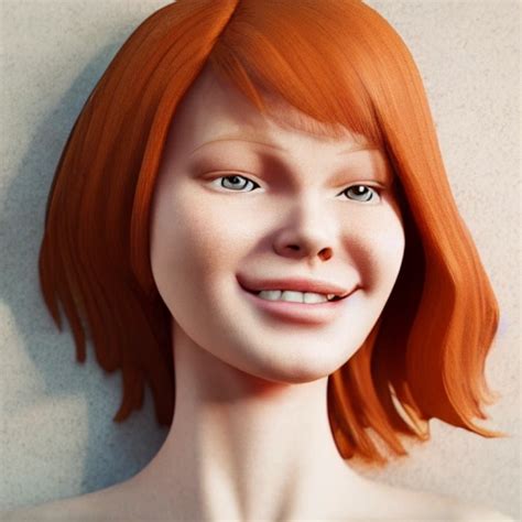 1girl A Real Perfect Female Anatomy Of Ginger Beautiful Female