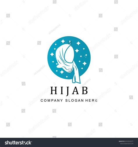 무슬림 히잡 여성 로고 아이콘 스톡 벡터로열티 프리 2016529277 Shutterstock