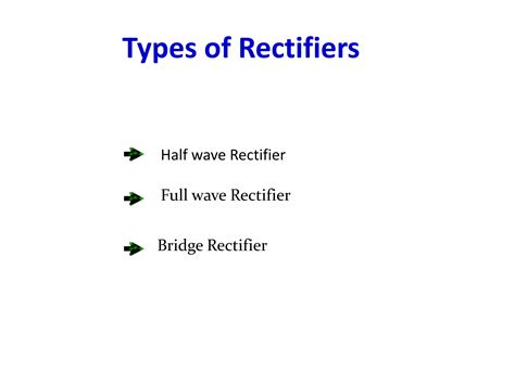 Rectifiers Pptx