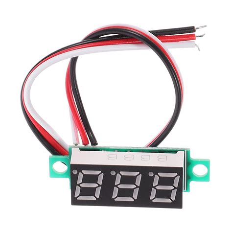 Arborister Accurate Micro Led Digital Voltmeter Board Module Dc4 30v 0 10a Voltmeter Monitor