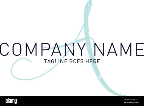 Classy Modern Sophisticated Bold Letter A Logo Stock Vector Image And Art