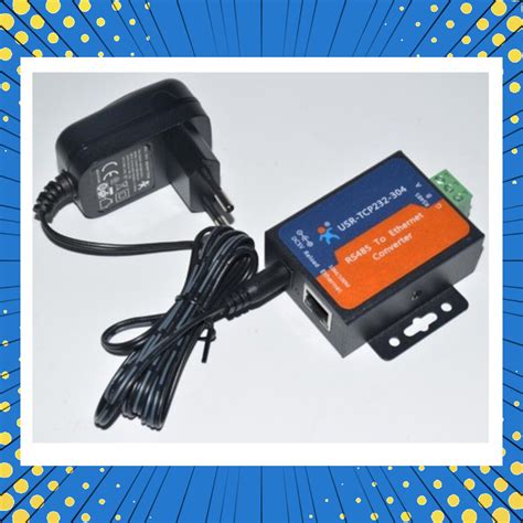 Conversor Rs485 Para Ethernet Usr Tcp232 304 Tcp Ip Com Fonte Shopee Brasil