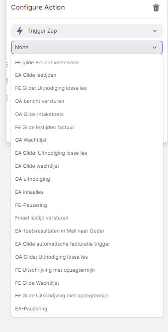 trigger zap ask for help glide community