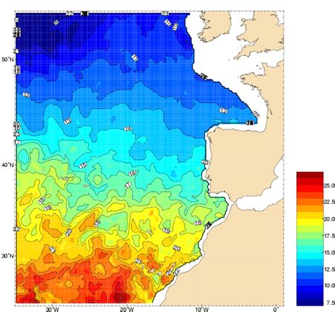 2 1 Example Of Maps Of Sea Surface Temperature And Mixed Layer Depth