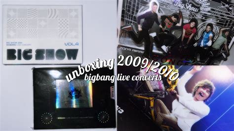 Bigbang Live Concert Dvd Unboxing ‘big Show 2009 Big Show 2010