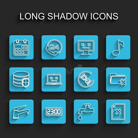 Set Delete File Document Stopwatch Hard Disk Drive Hdd Sync Refresh Ssd Card Waiting And