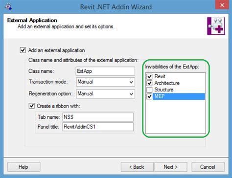 The New Flavor Invisibilities Options Of Revit Net Addin Wizard Professional