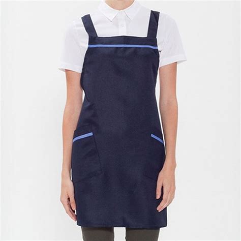사선 포켓 라인 H형 스타일 주방 앞치마 네이비 홈플러스 택배배송