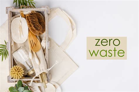 폐기물 제로 재활용 지속 가능한 라이프 스타일 개념 평지 가방에 대한 스톡 사진 및 기타 이미지 가방 가정 생활 감소 Istock