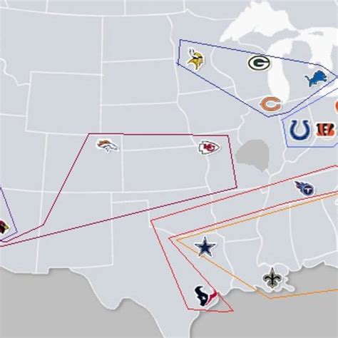 Nfl Teams Map