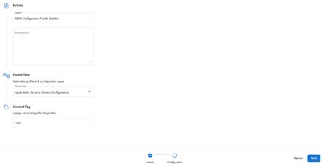 User Sessions Profiles