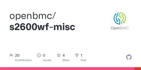 github openbmc s2600wf misc
