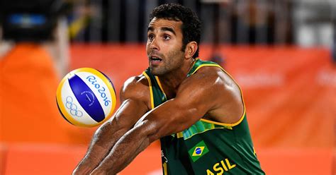 포토 비치발리볼 브라질 Vs 라트비아 리우 코파카바나 비치