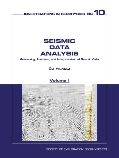 Ylmaz2001 Seismic Data Analysis Processing Inversion And