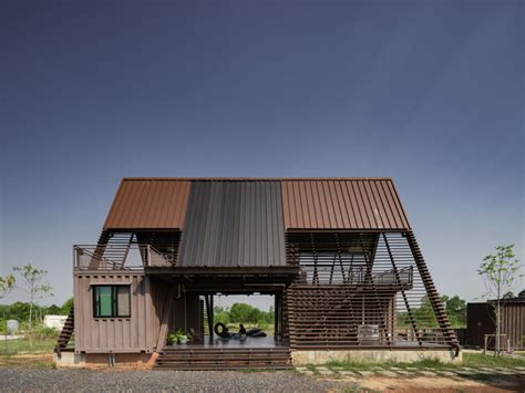nhà container tiện nghi ở thái lan ngắm nhà Đẹp