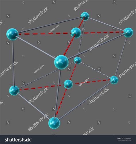End Centered Unit Cell Stock Illustration Shutterstock
