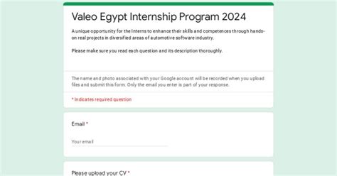 Ahmed Mazloum On Linkedin Valeo Egypt Internship Program 2024