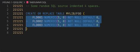 Got Tabs Replaced By Literal T When Saving · Issue 996 · Codeforivscode Ibmi · Github