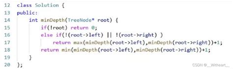 【笔记】leetcode之路 111 二叉树的最小深度 Csdn博客