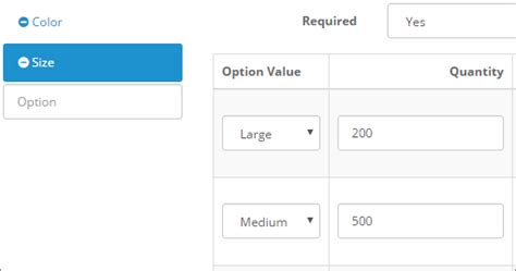 Related Options For OpenCart
