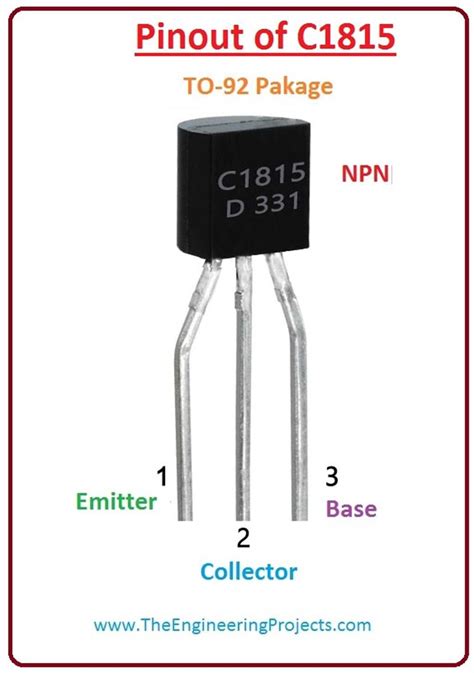 C1815 Transistor Datasheet Specifications Pinout And Applications