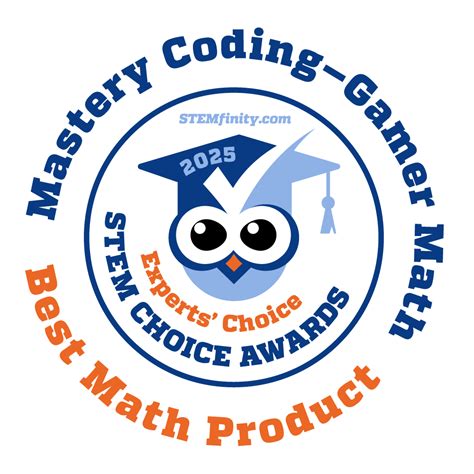2025 Stem Choice Awards Experts Choice Best Math Product Stemfinity