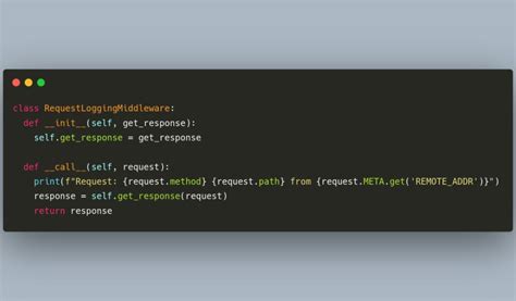Django Python Backenddev Webdevelopment Cleancode Middleware