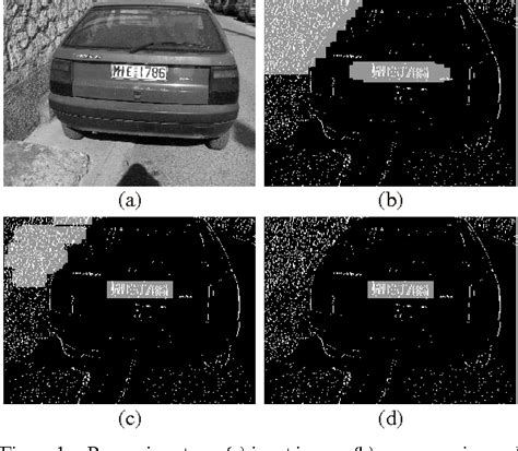 figure 1 from fast license plate detection based on edge density and