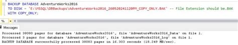 Tsql Database Backup Top 7 Usage Madesimplemssql