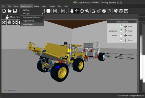 Тренажер для Lego Mindstorms Ev3 Virtual Robotics Toolkit